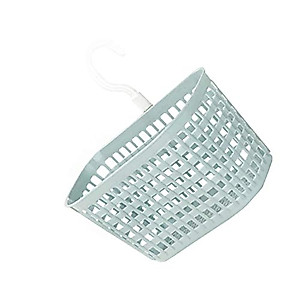Shower Sponge Holder Caddy Basket Hanging Shower Caddy Plastic Shower Tote Bathroom Storage Organizer for Shampoo Conditioner Cosmetics Bath Toy Hair Supplies Sink Candy Blue soap Holder