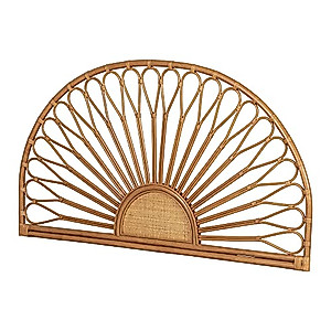 South Shore Balka Rattan Wall-Mounted Headboard, Queen