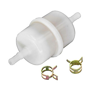 Disenparts Fuel Filter Compatible with Kohler 24 050 13-S 24 050 13-S1 Fuel Filter 15 Micron 1/4-Inch ID Compatible with Kohler Engine CH20S to CH25S, CH670S, CH730S CH750S, LH640S CH18-CH25 4 PCS