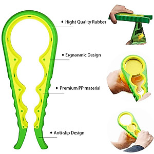 EasyTwist Jar Opener: Maxracy Effortless Lid Opening for Weak Hands & Arthritis | Versatile Bottle Opener | Jar Openers & Bottle Openers