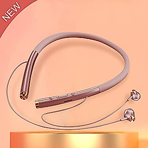 TOUMENY Sports Wireless High-Power Bluetooth 5.0 Headset Portable Hanging Neck Headset High-Definition Sound Quality