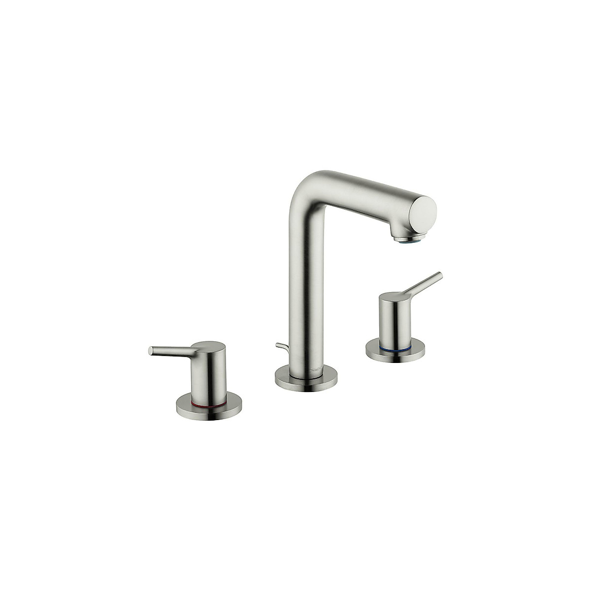 hansgrohe Talis S Modern Premium Easy Clean 2-Handle 3 7-inch Tall Bathroom Sink Faucet in Brushed Nickel, 72130821