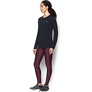 Under Armour Women's UA Tech Crew Long Sleeve SM Black