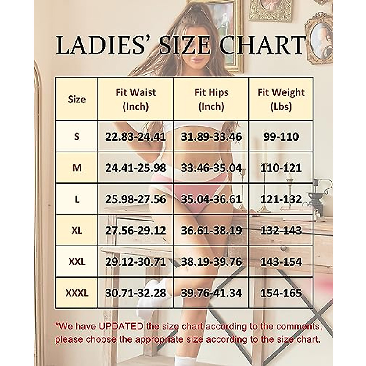 Knowyou High Waisted Underwear for Women Breathable Cute High Cut Panties for Ladies Women's Comfortable Full Coverage Brief