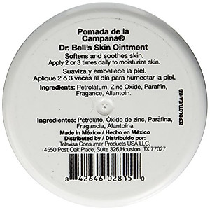 Dr. Bells Pomade Pomada De La Campana - Dry Skin - Melasma 2.6 Oz