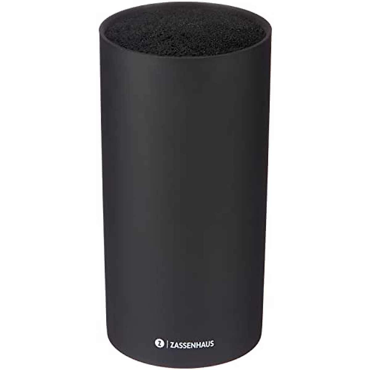 Zassenhaus Messerblock 23cm, rund 12cm, Schwarz