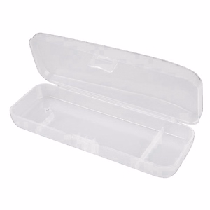 Gracefulvara White Transparent Shaving Box for Shaver Razor