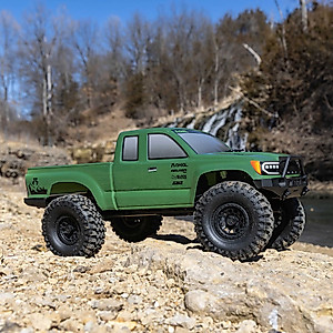 Axial RC Truck 1/10 SCX10 III Base Camp 4WD Rock Crawler Brushed RTR (Batteries and Charger Not Included), Green, AXI03027T2