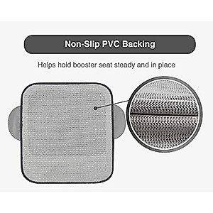 Minnebaby Extra Large Booster Chair Protector Cover, Dining Chair Seat Cover for Booster Seat, Grey