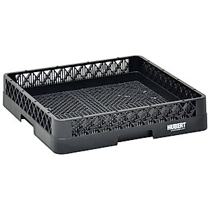 Vollrath Traex Black Plastic Flatware Dishwashing Rack - 19 3/4"L x 19 3/4"W x 4"H