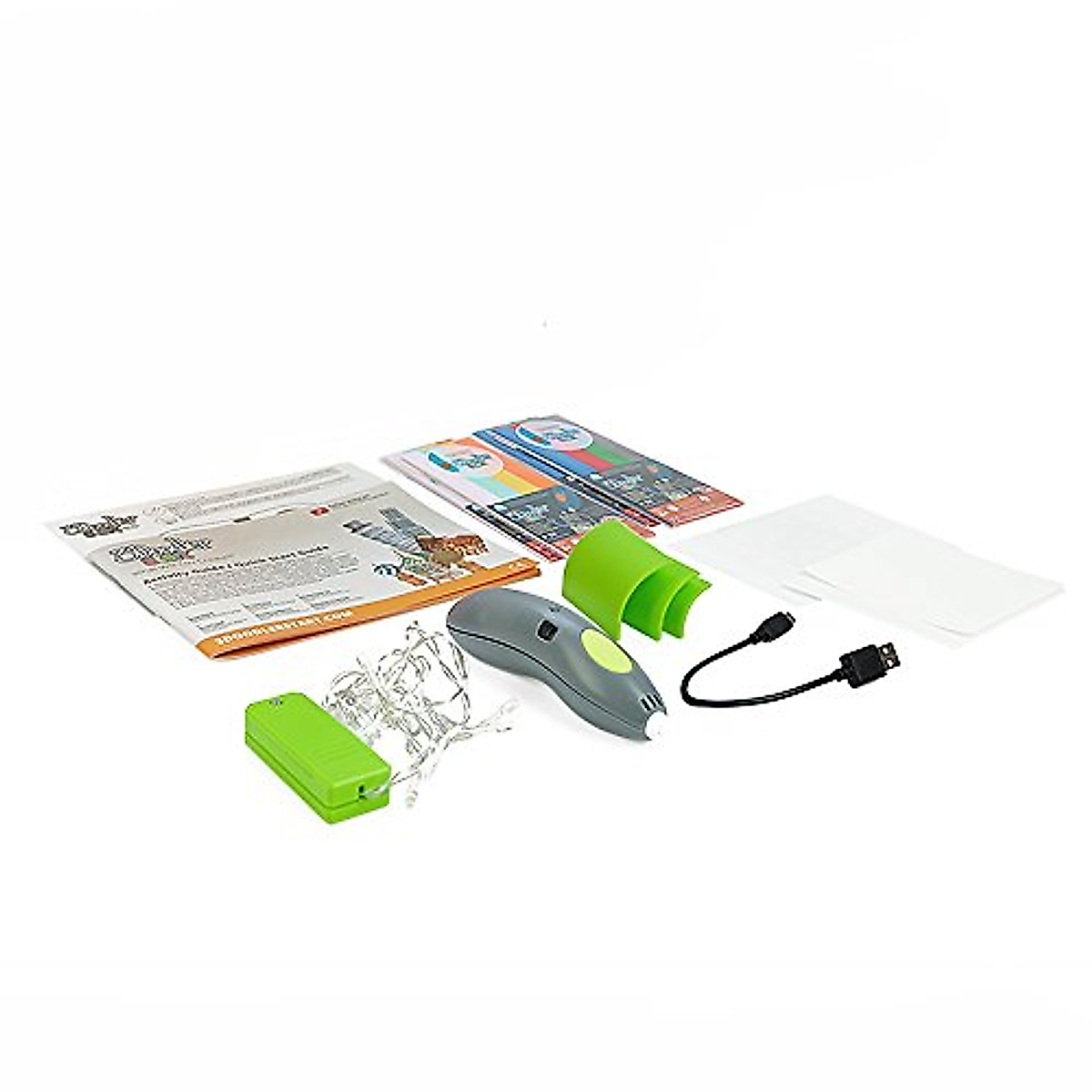 3Doodler Start Architecture Themed 3D Pen Set for Kids, Grey Pen, with 4 Pack of Refill Plastic Filaments