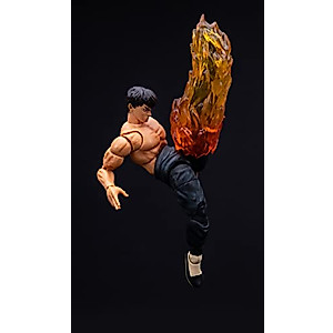 Street Fighter II 6" Fei Long Action Figure, Toys for Kids and Adults