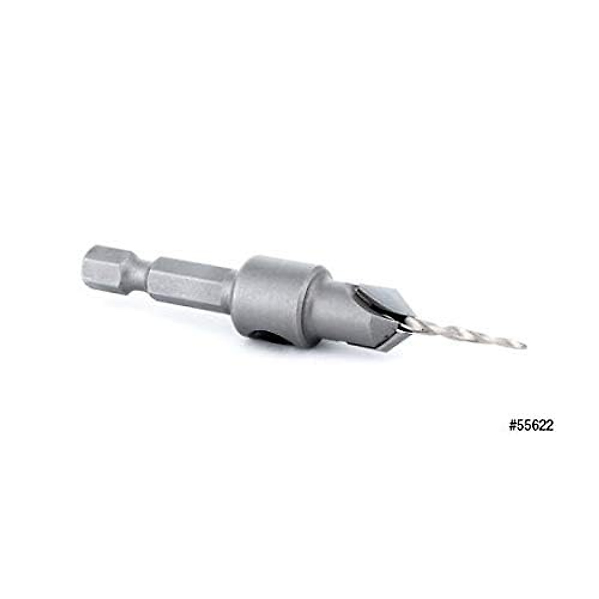 Amana Tool - 55626 Carbide Tipped 82° Countersink Taper #10 Screw 3/8 Dia x 1/8 Dril