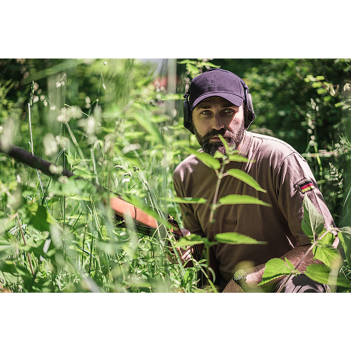 Sordin Supreme Pro-X LED Ear Defenders for Hunting & Shooting - Active & Electronic - Leather Band - Black Ear Muffs