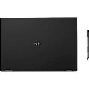 LG Gram 16T90Q 16" WQXGA 2-in-1 Touchscreen (Intel 12th Gen 12-Core i7-1260P, 16GB LPDDR5 RAM, 2TB SSD, Stylus), (2560 x 1600) Business Laptop, Thunderbolt 4, IST Computers HDMI, Windows 11 Pro