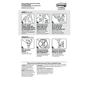 Command Round Cord Clips, Damage Free Hanging Cable Clips, No Tools Wall Clips for Hanging Electrical Cables, 13 Clear Cord Clips and 16 Command Strips