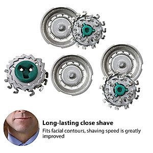 SH90 Replacement Blades for Philips Norelco Series 9000 Shaver,Men's Electric Shaver Replacement Heads Compatible with Phillips 8000 Series and Star Wars(SW9700,SW6700),3-pk