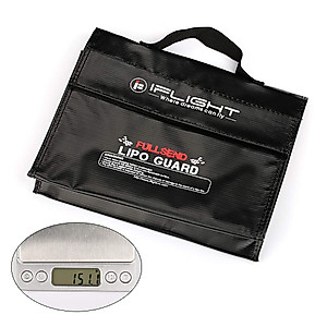 iFlight Lipo Battery Bag Fireproof Explosionproof Lipo Guard Bag Pouch Sack for Safe Charge & Storage 240x190x60mm Size