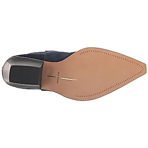 Dolce Vita Women's Runa Western Boot, Royal Blue Suede, 8