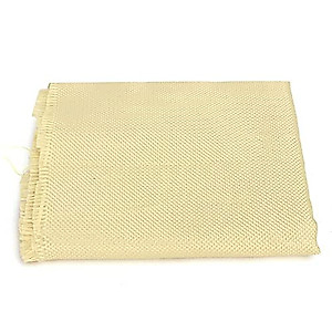 XLJP 100 * 30cm Kevlar Fabric 200gsm Fabric Woven Aramid Fiber Cloth Plain 100cm/39.4'' Width Yellow Color