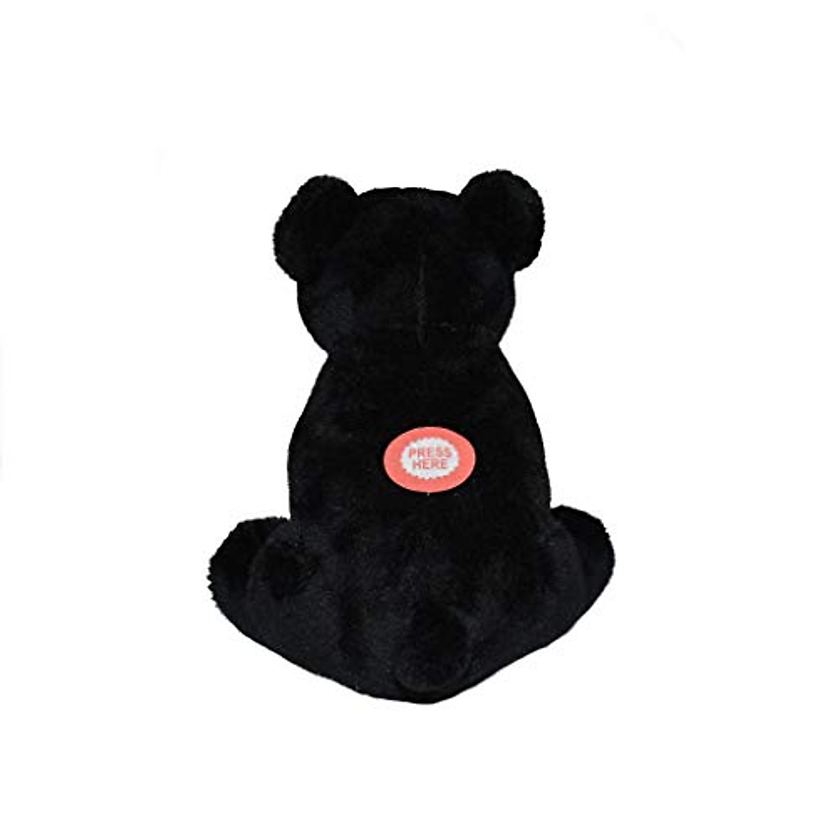 Wild Republic Wild Calls Black Bear, Authentic Animal Sound, Stuffed Animal, Eight Inches, Gift for Kids, Plush Toy, Fill is Spun Recycled Water Bottles, 6" (23312)