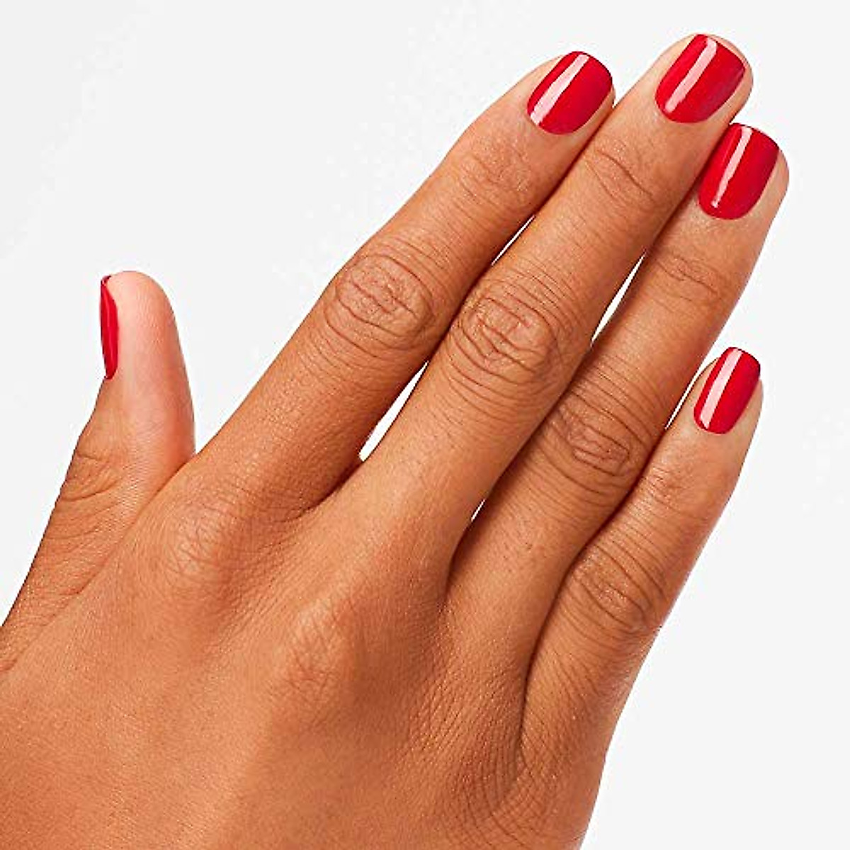 OPI Infinite Shine 2 Long-Wear Lacquer, Unequivocally Crimson, Red Long-Lasting Nail Polish, 0.5 fl oz