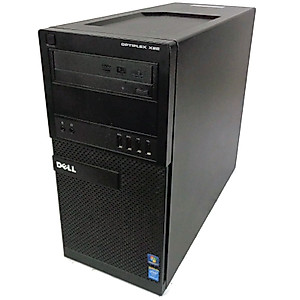 Fast Optiplex Xe2 Mid Size Tower Business PC (Intel Quad Core i7-4770s, 8GB Ram, 2TB HDD + 256GB SSD, WiFi, DVD-RW, HDMI) Win 10 Pro with CD (Renewed)
