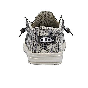 Hey Dude Men's Wally Funk Carbon Blue Size 11 | Men’s Shoes | Men's Lace Up Loafers | Comfortable & Light-Weight