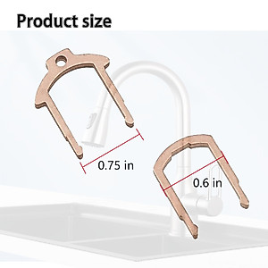 BKIFU 96365 Retainer Clips Replacement Part for Moen,fits Moen 1200 & 1225,1225b cartriges Retainer Clips,for Moen Shower Valve Retainer Clip.