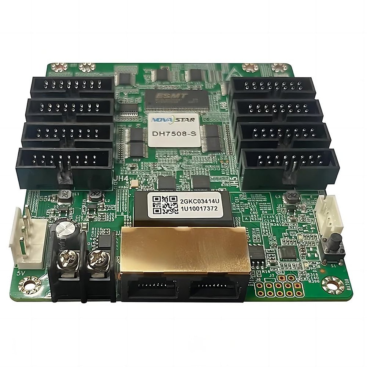 ZiaYi DH7508-S Novastar LED Screen Receiving Card Display Control System Card 256X256 Pixels 8*HUB75 Interface