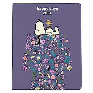 Graphique 2024 Monthly Planner | 18 Month Organizer, July 2023 – Dec. 2024 | Monthly Calendar & Notes Spreads | Marked Holidays | Peanuts Design | 8” x 10”