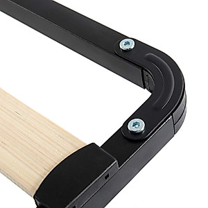 Best Price Mattress Full Bed Frame-14 Inch Metal Platform Beds w/Wooden Slat Mattress Foundation (No Box Spring Needed), Black