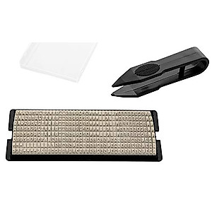 ExcelMark Self-Inking Do It Yourself Stamp Kit - A2359-DIY - Black Ink