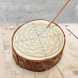 POWERTEC 71421 10" Round Center Finder Compass (Tool) for Wood Turning Lathe Work – Clear Acrylic