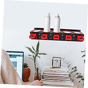 OSOLADY Bottle Holder Rack for Spray Bottle Spray Bottle Hook Spray Can Organizer Spray Can Holder Spray Bottle Rack Detailing Tools Holder Garage Bottle Organizer Paint Bottle Rack Iron