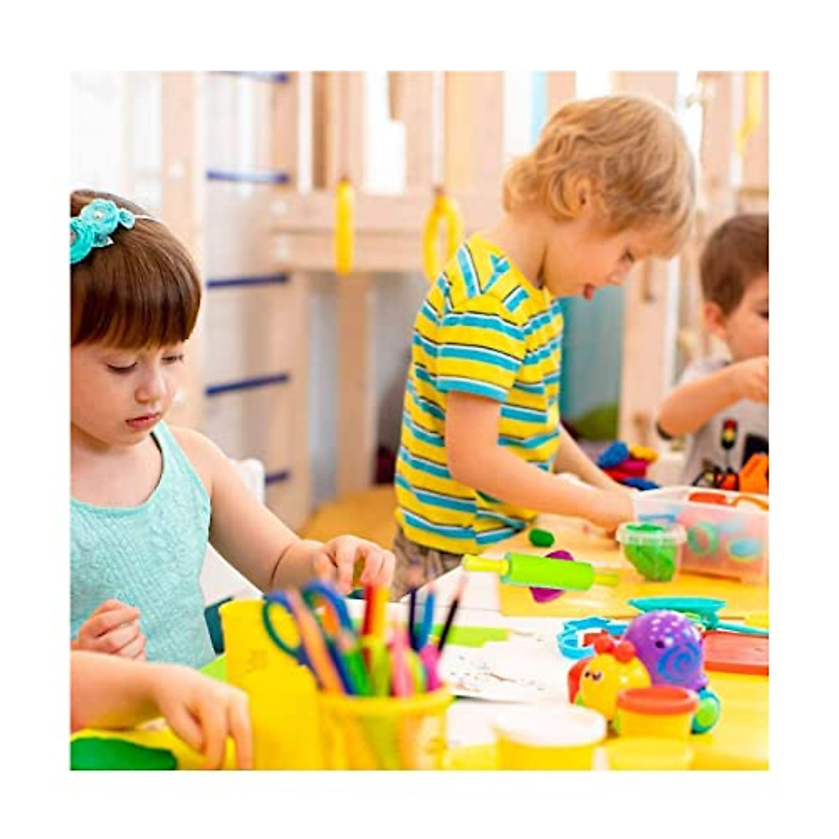 AOIRFUQ Clay and Dough Tools Six Piece Set - Ages 3 & Up