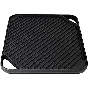 Backcountry Iron 10.5 inch Single-Burner Reversible Cast Iron Grill/Griddle