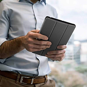 Mastten Case Compatible with iPad 9th/8th/7th Generation Case, iPad 10.2 Inch Case with Pencil Holder, TPU Smart Stand Back Case Cover for iPad Case 2021/2020/2019, Auto Wake/Sleep, Gray
