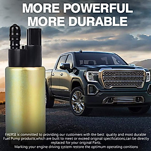 New Electric Intank Fuel Pump Replace# E2157 Compatible with 1990 1991 1992 1993 1994 1995 1996-2004 Ford; 1993-2002 Lincoln & Mazda;1990-2001 Mercury; Mitsubishi, Acura, Jaguar, KIa Fuel Pump