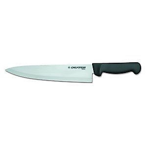 Dexter-Russell Basics P94802B 10" Cooks Knife with Black Polypropylene Handle