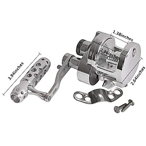 CNC Full Metal Trolling Jigging Reel 20KG 44lbs Lever Drag Deep Sea Ocean Boat Big Game Fishing Two Speed(High and Low)