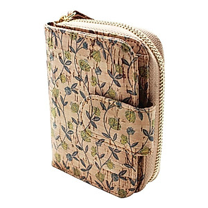 boshiho Wallets for Women, Vegan Card Holder Bifold Womens Wallet Small Compact RFID Blocking Purse with Zipper Coins Pocket (MutiColor)