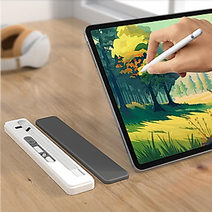 Apple Pencil 1st Generation Case, HAMOPY Wireless Charging Case Compatible with Apple Pencil 1st Generation Only, Magnetic Apple Pencil 1st Gen Charging Carrying Storage Box, Apple Pencil Accessories