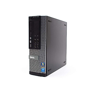 Dell Optiplex 9020 Small Form Factor Desktop PC, Intel Core i7-4770, 16GB Ram, 2TB SATA Drive + 256GB SSD WiFi, DVD-RW, 24-inch LCD, Windows 10 Pro (Renewed)