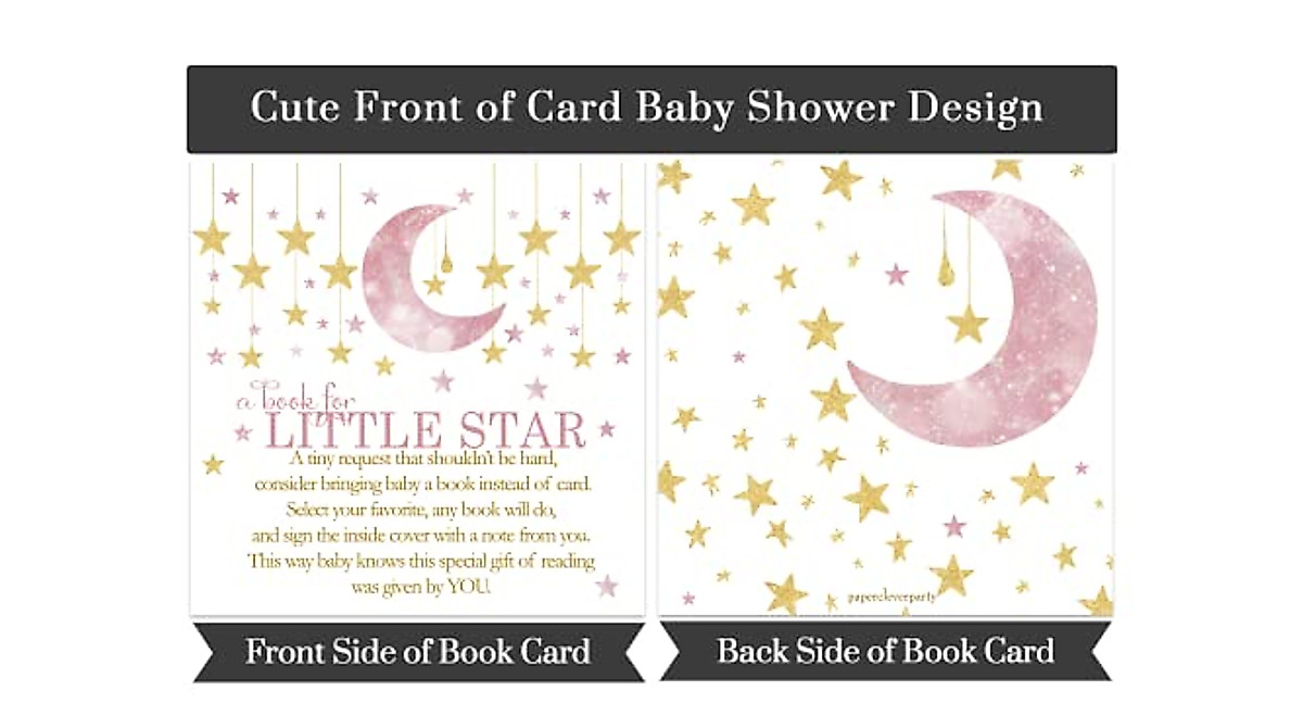 Twinkle Little Star Baby Shower Books Card Set