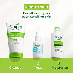 6 x Simple Kind to Skin Replenishing Rich Moisturiser 125ml