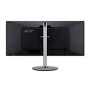 Acer CB342CK smiiphzx 34" UltraWide QHD (3440 x 1440) IPS Zero Frame Monitor with AMD Radeon FREESYNC Technology - HDR Ready, 1ms VRB, 75Hz Refresh, Silver