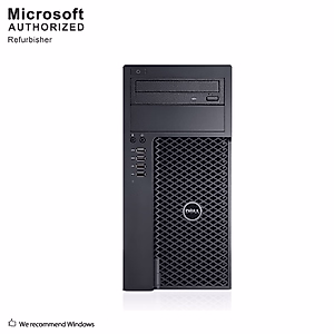 DELL Precision T1700 Tower Workstation Intel i7 i7-4770 3.40 G,16G,512G SSD+3T,Radeon HD 4650 1G VC,DVD,WiFi,HDMI,DP Port,VGA,BT 4.0,W10P64 (Renewed)-Support-English/Spanish']