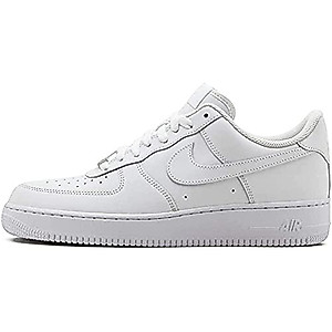 Nike Men's Air Force 1 Sneaker, White, 9.5