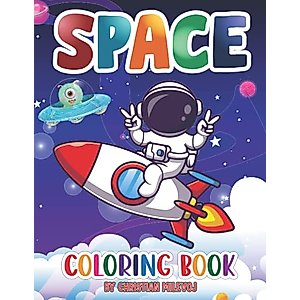 SPACE COLORING BOOK FOR KIDS